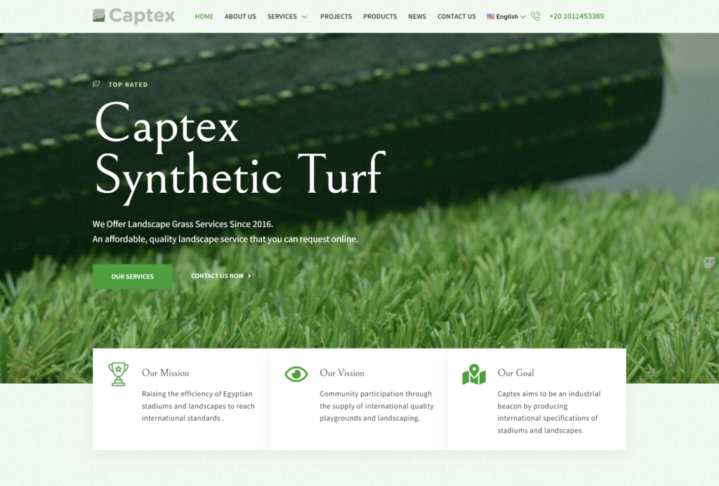 New Captex Website - Pixagrama